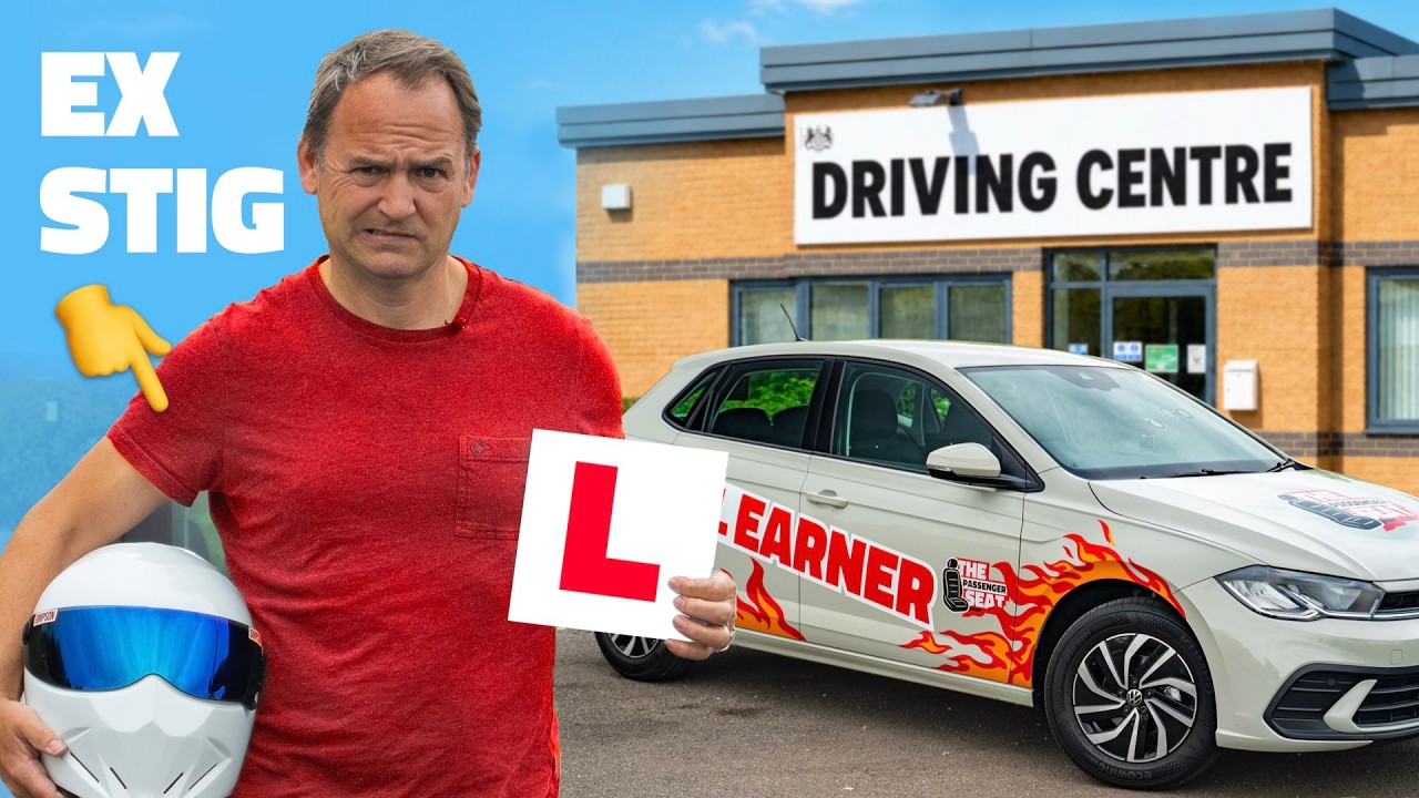 We made a racing driver retake his driving test