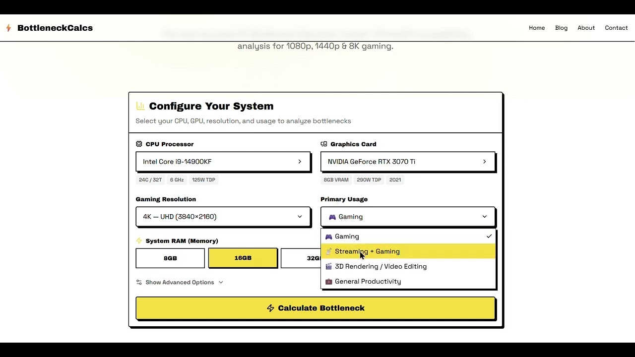 How to Use a PC Bottleneck Calculator (Step-by-Step)