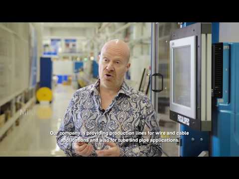 On-line measurement technologies in wire, cable and tube production