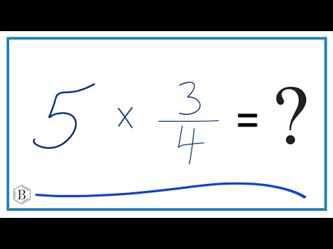 5 times 3/4 (Five times Three-Fourths)