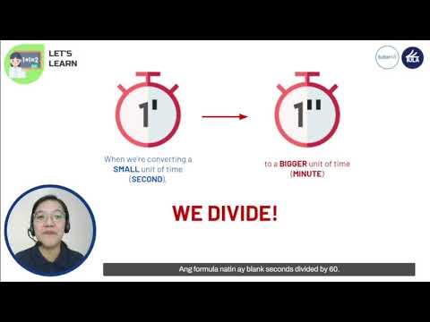 Converting minutes to seconds Grades 1-3