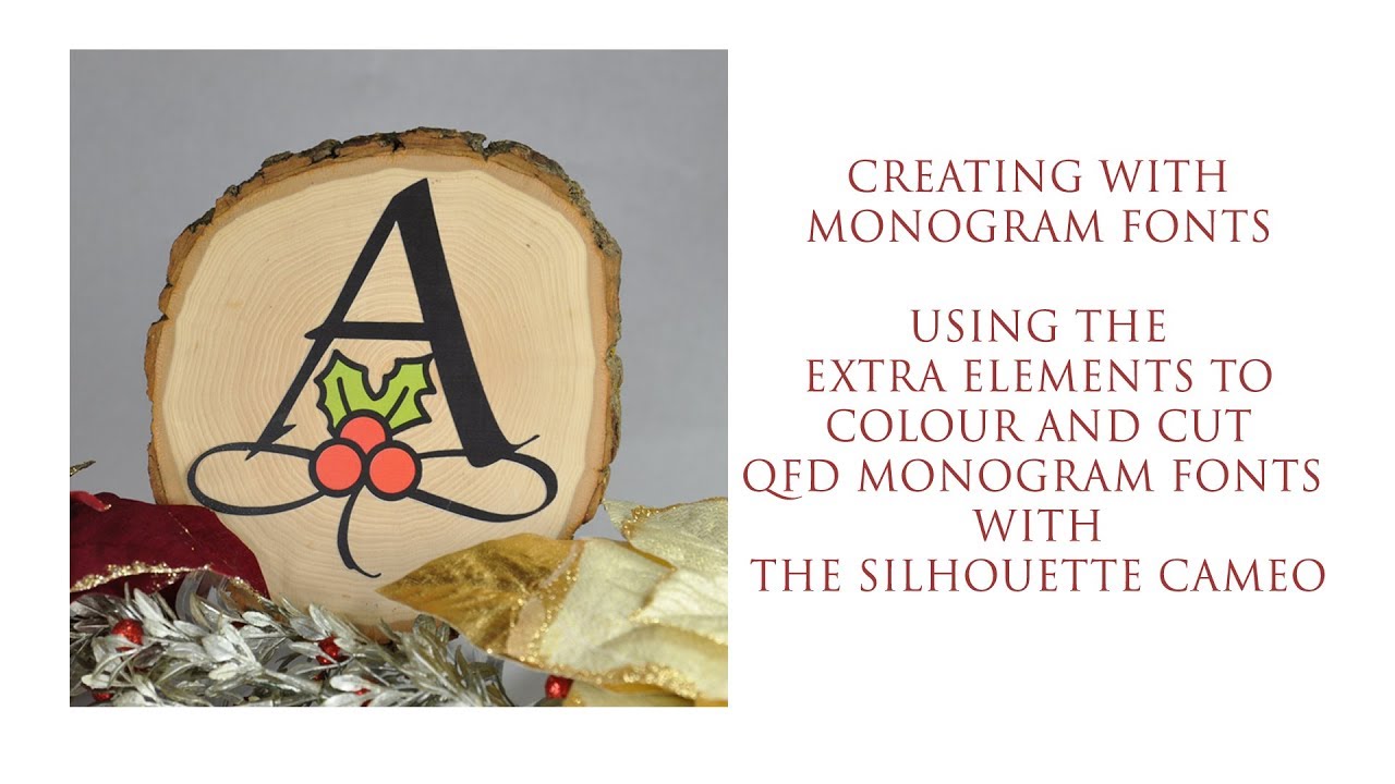 Creating with Monogram Fonts