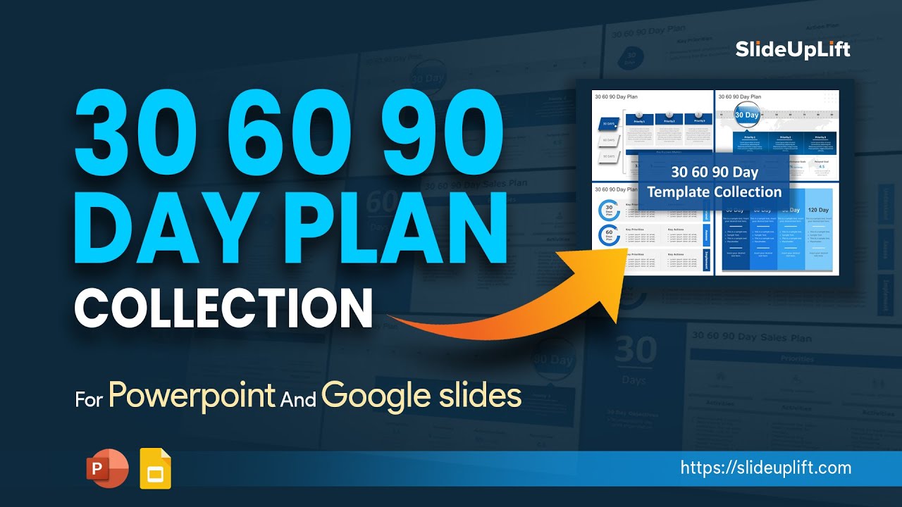 Editable 30 60 90 Day Plan Collection for PowerPoint & Google Slides | SlideUpLift