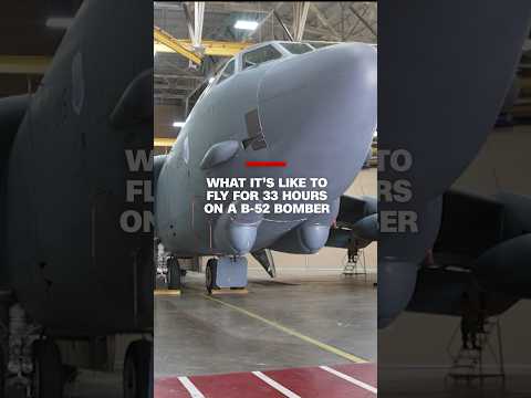 What it's like to fly for 33 hours on a B-52 bomber