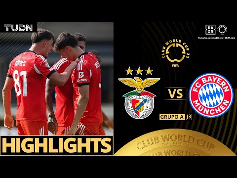 HIGHLIGHTS - Benfica vs Bayern Munich | Mundial de Clubes de la FIFA - J3 2025 | TUDN