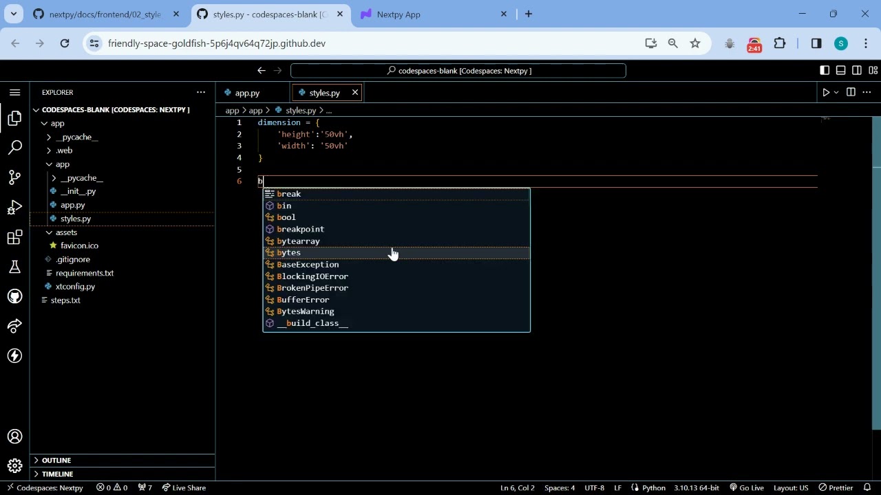 Frontend | Styling in Nextpy