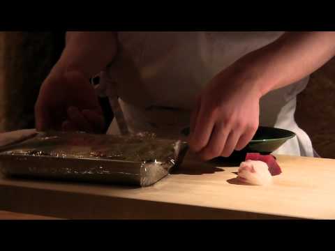 2 Michelin star Waketokuyama in Tokyo at service