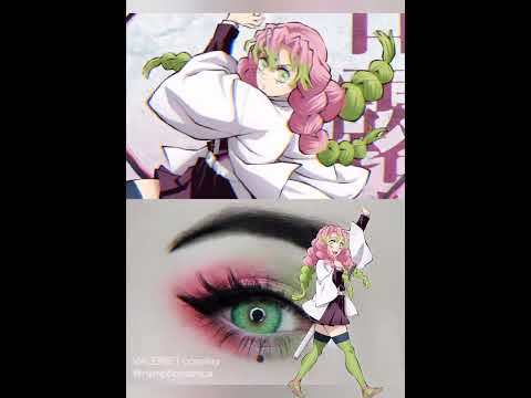 demon slayer girl eye #anime #video #eye #music #trending song @otaku tunes ●︿●