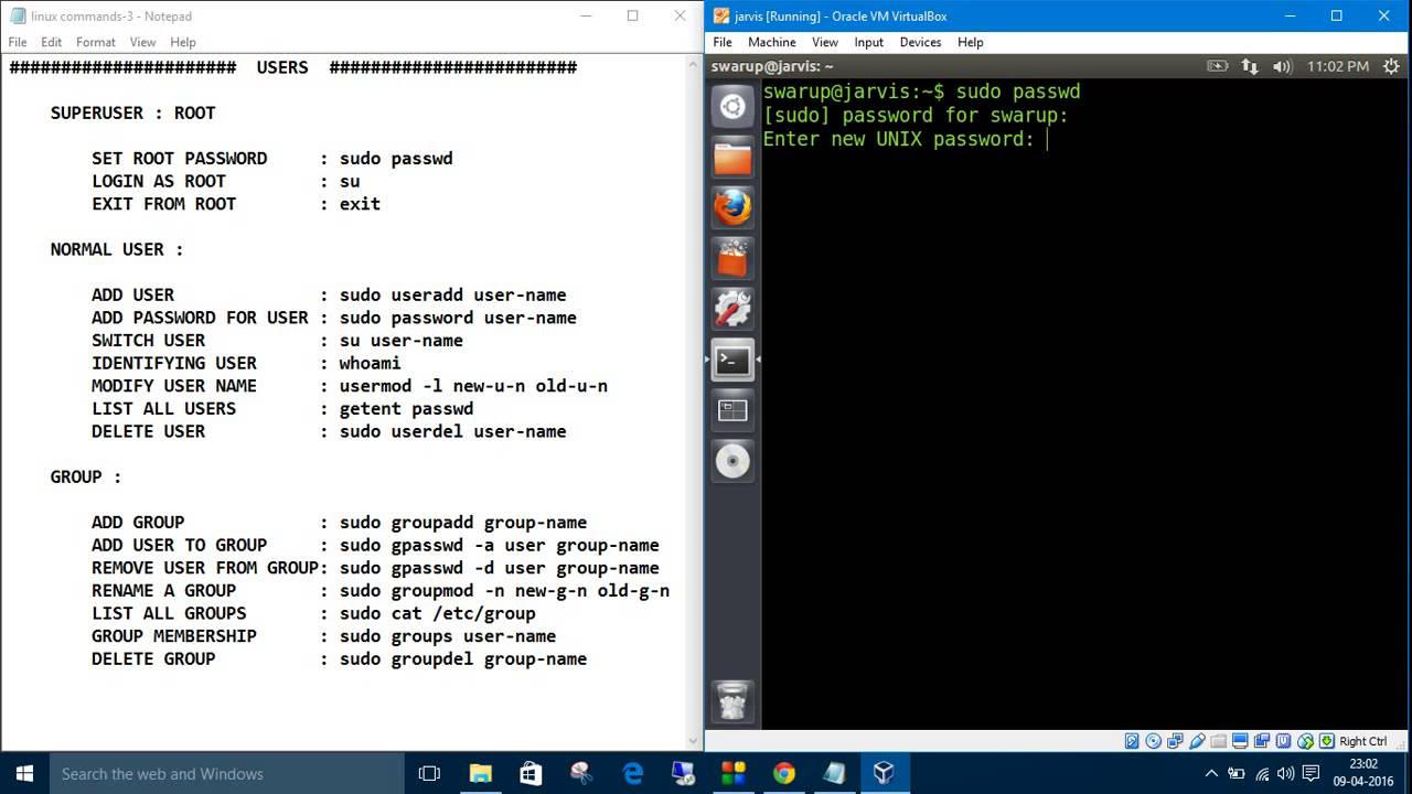 Linux Commands 7. Superuser - ROOT : sudo, su