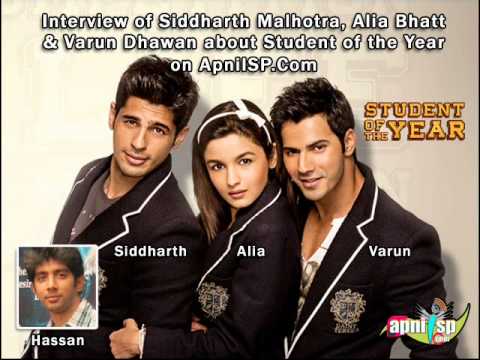 Interview of Student of the Year star cast (ApniISP.Com)