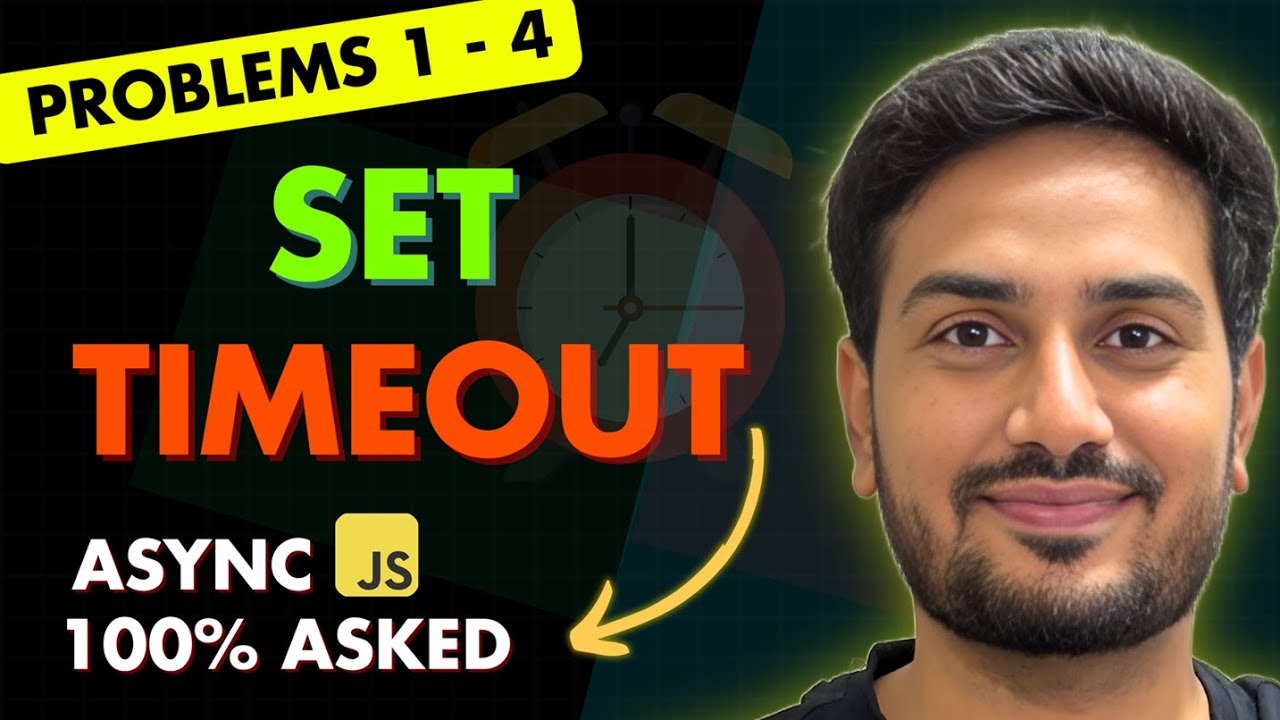 setTimeout, Loops & Delays | Most Asked Async JS Interview Questions | Ep 02
