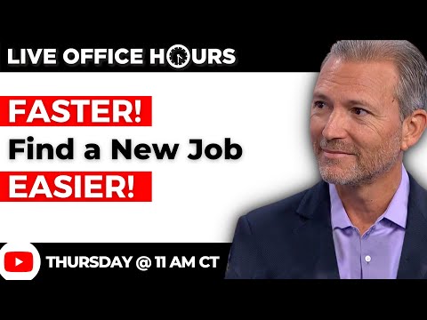How to Find a New Job Faster and Easier | Live Office Hours with Andrew LaCivita