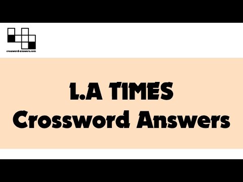 L.A. Times Crossword Answers for Saturday, March 12, 2022 ( 2022-03-12 )