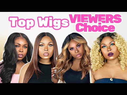 10 Must Have Synthetic wigs for black women | The Best Beginner friendly lace front wigs on Amazon