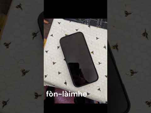 How to Say Mobile Phone in Scottish Gaelic Learn Fòn-làimhe #Gaelic #LanguageLearning #gàidhlig