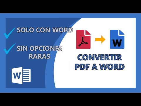 PASAR DOCUMENTO de PDF a WORD para modificarlo 💻 ⏩ 📝 alternativa a ILOVE PDF ❤️