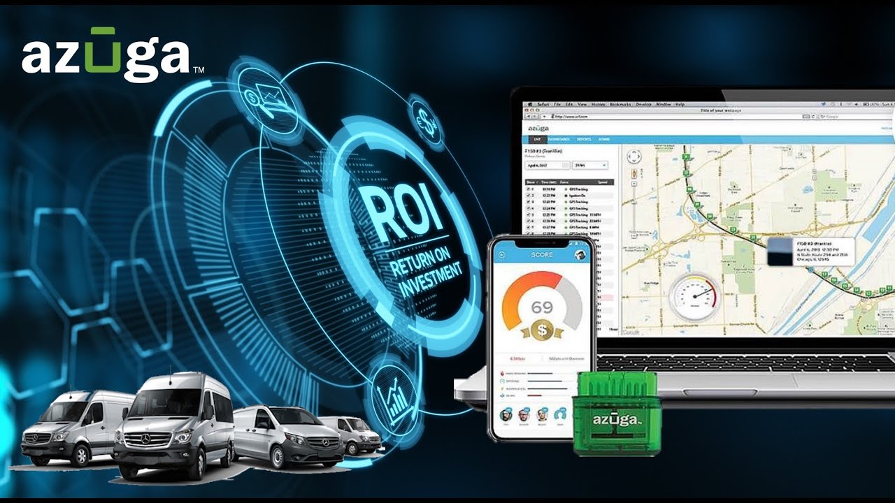 Increase Return on Investment with Azuga Fleet GPS Tracking