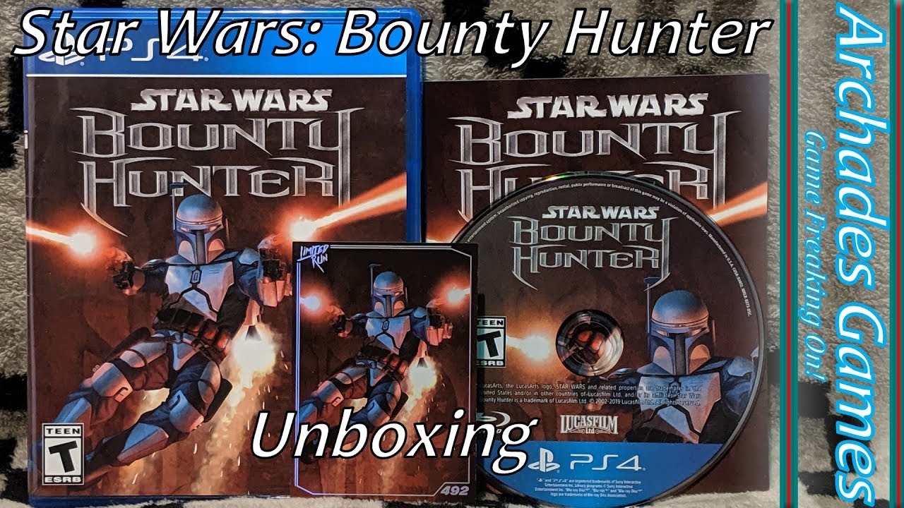 Star Wars: Bounty Hunter PS4 Limited Run Games Unboxing