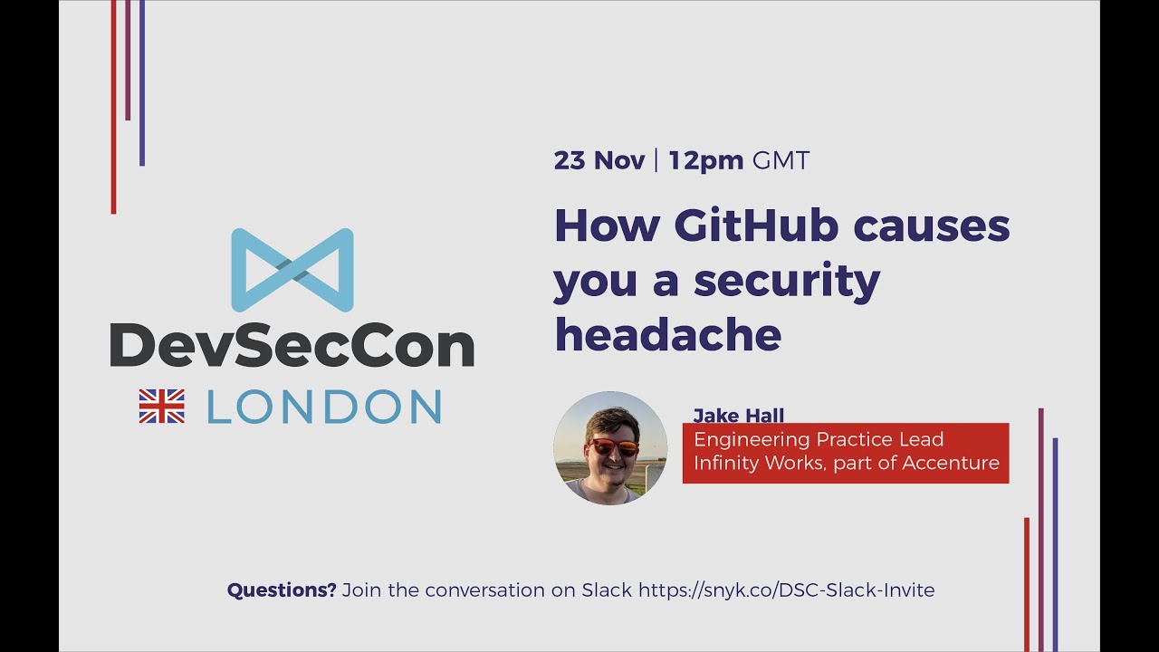 How GitHub causes you a security headache with Jake Hall