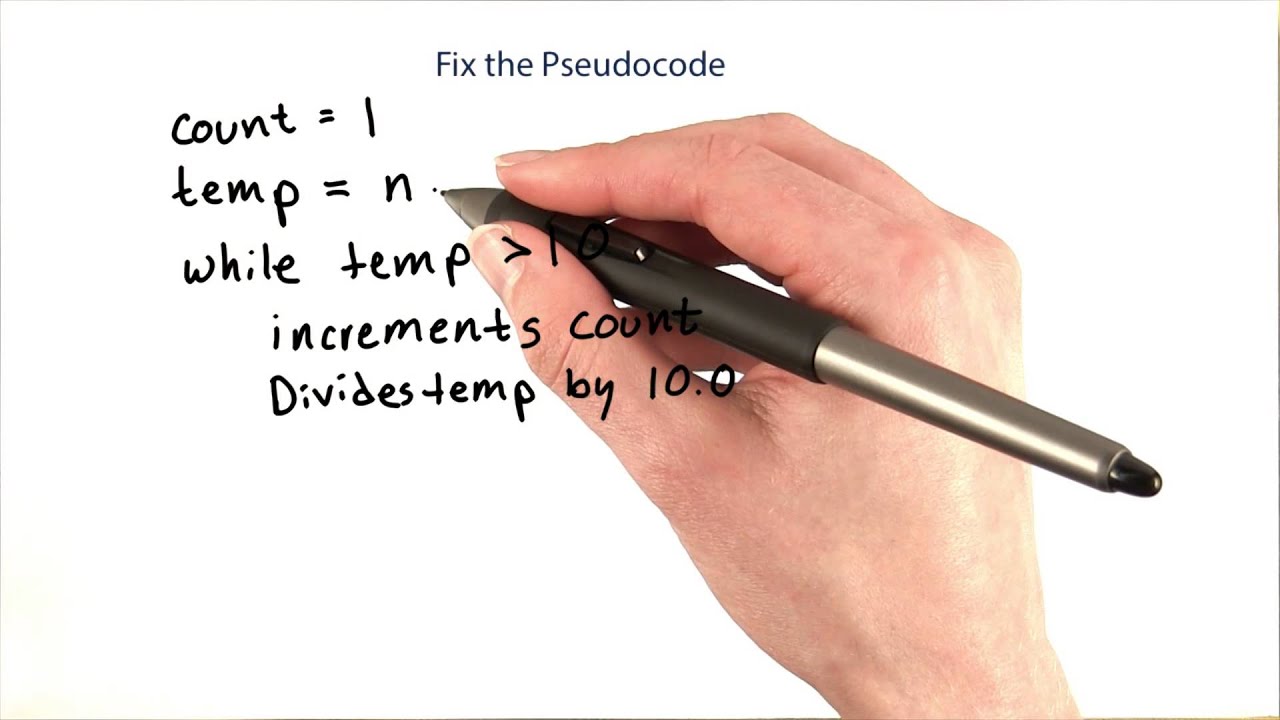 Fix The Pseudocode - Intro to Java Programming