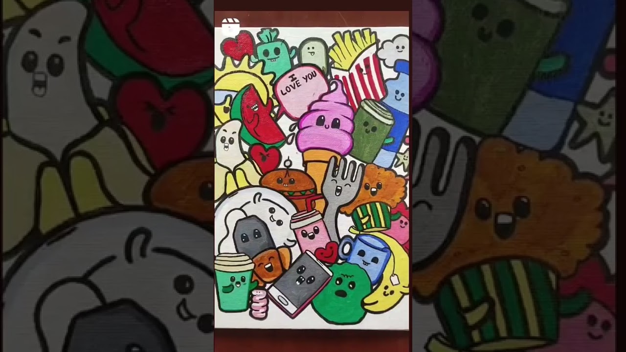 All my favourite things in cartoon characters// doodle // #brusto #doodle