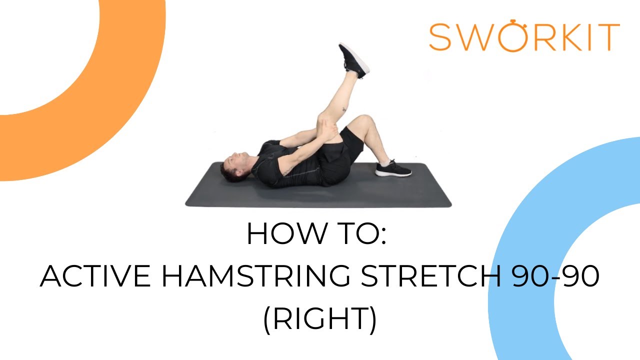 Active Hamstring Stretch 90-90 (Right) Exercise