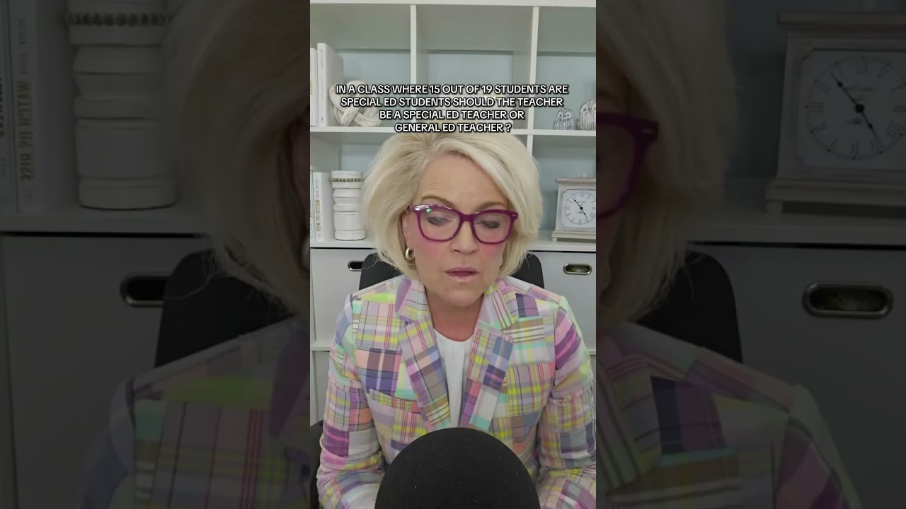 Who Should Teach a Class With Mostly Special Ed Students?