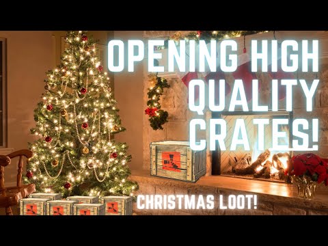 Opening High Quality Crates for Christmas #rust #gambling #loot