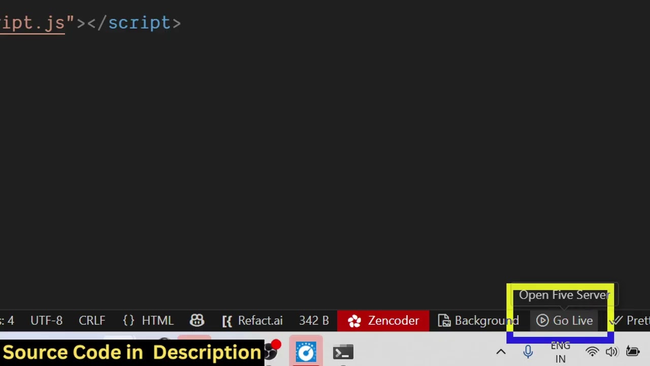 How To Run HTML,CSS & JS File in VS Code With Live Server