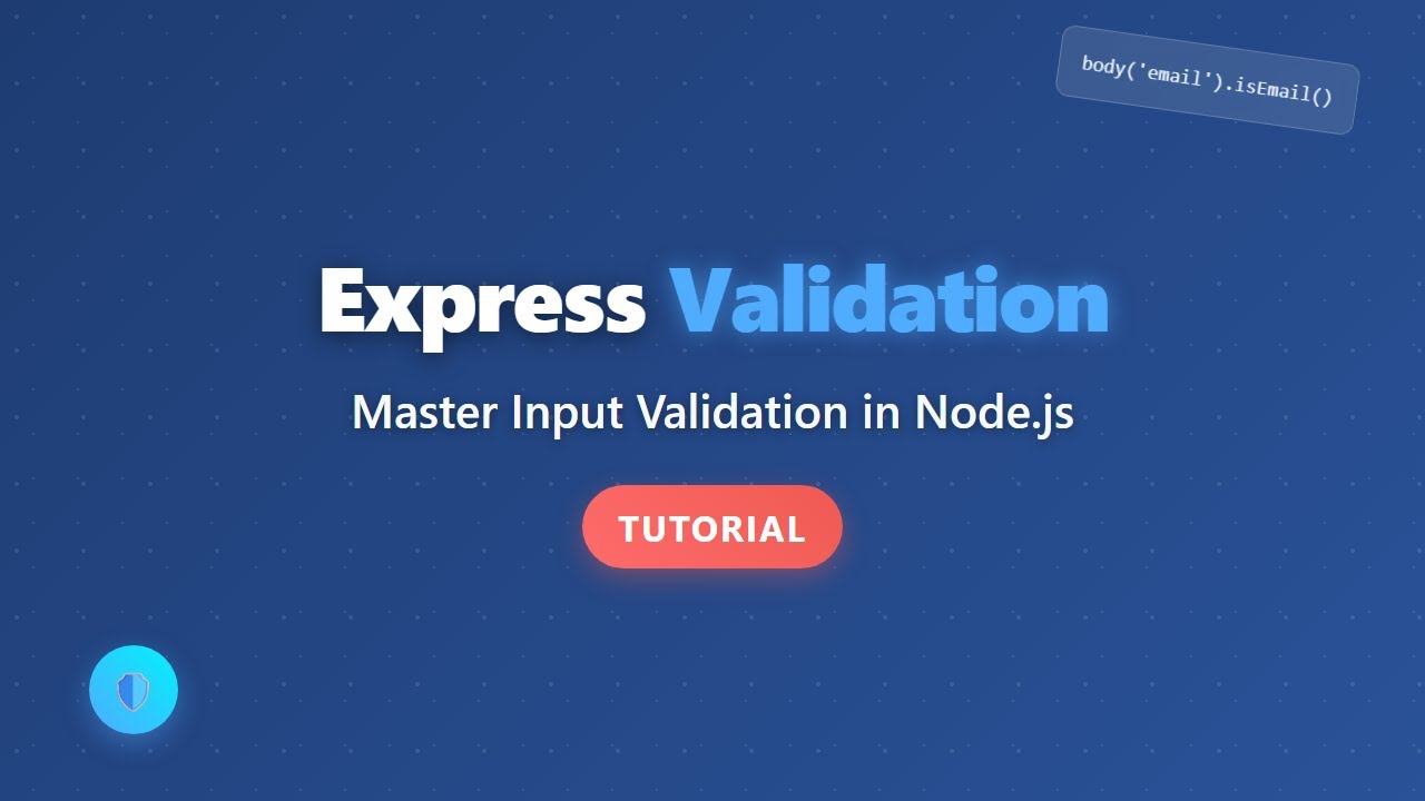 Express.js Validation: Beginner's Guide to Securing Your Apps! 🛡️