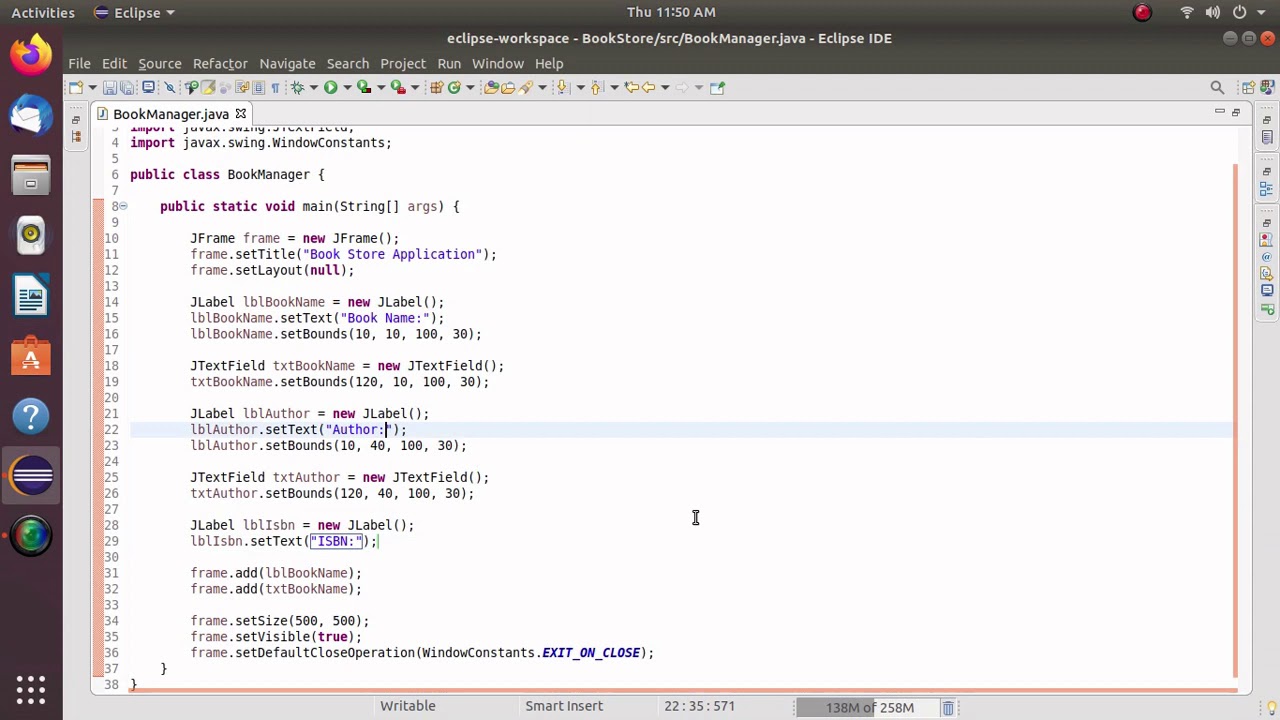 Java & J2EE: Tutorial 2 - Java Swing - Adding Swing Components to a JFrame