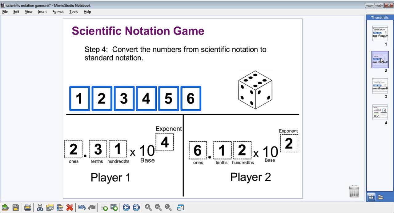 Scientific Notation Game