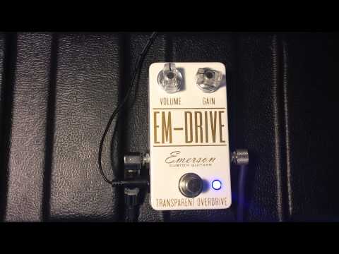 Emerson EM-Drive Transparent Overdrive 2010s - White | Reverb
