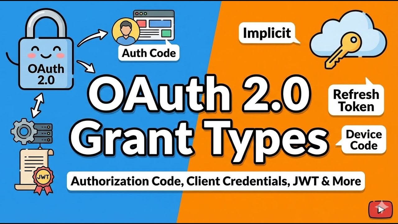 OAuth 2.0 Grant Types | Authorization Code, Client Credentials, JWT & More