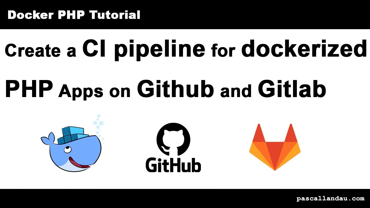 Run PHP on Docker in a CI Pipeline via Github and Gitlab [Tutorial]