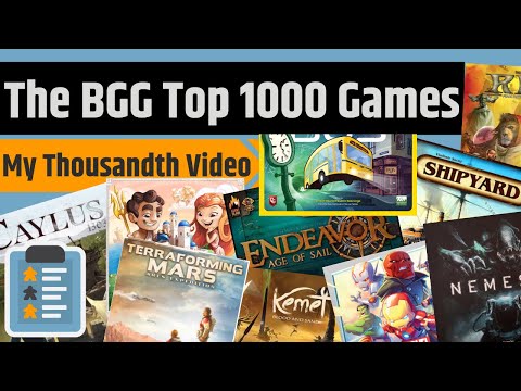 This Is My Thousandth Video...So I'm Going Over The Top 1000 Games