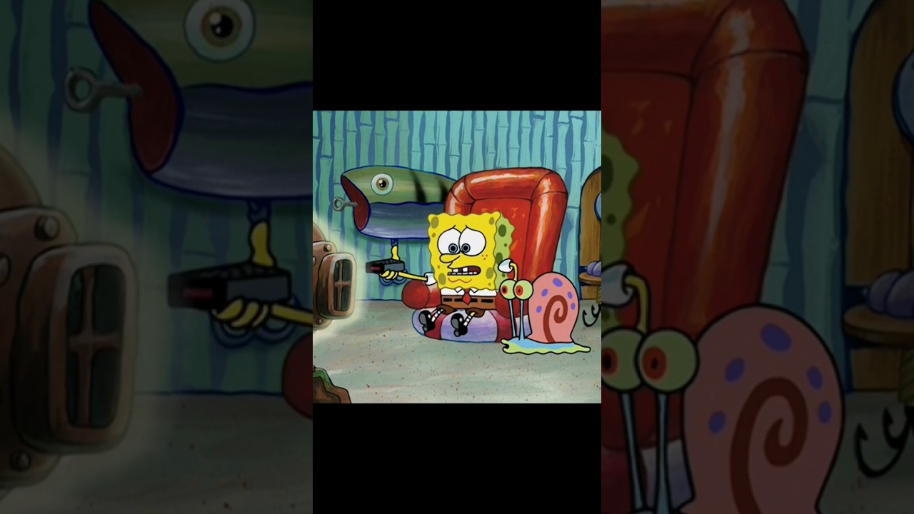 Gary caught Spongebob watching corn