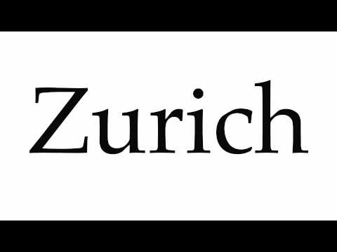 How to Pronounce Zurich