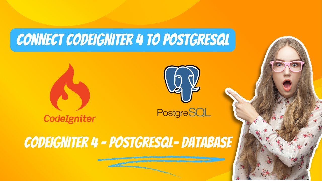 Connect Codeigniter 4 to postgresql