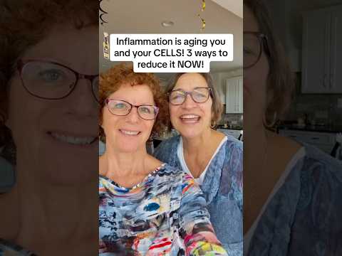 3 ways to lower inflammation and slow aging! #inflammation #inflammationrelief #longevity #aging