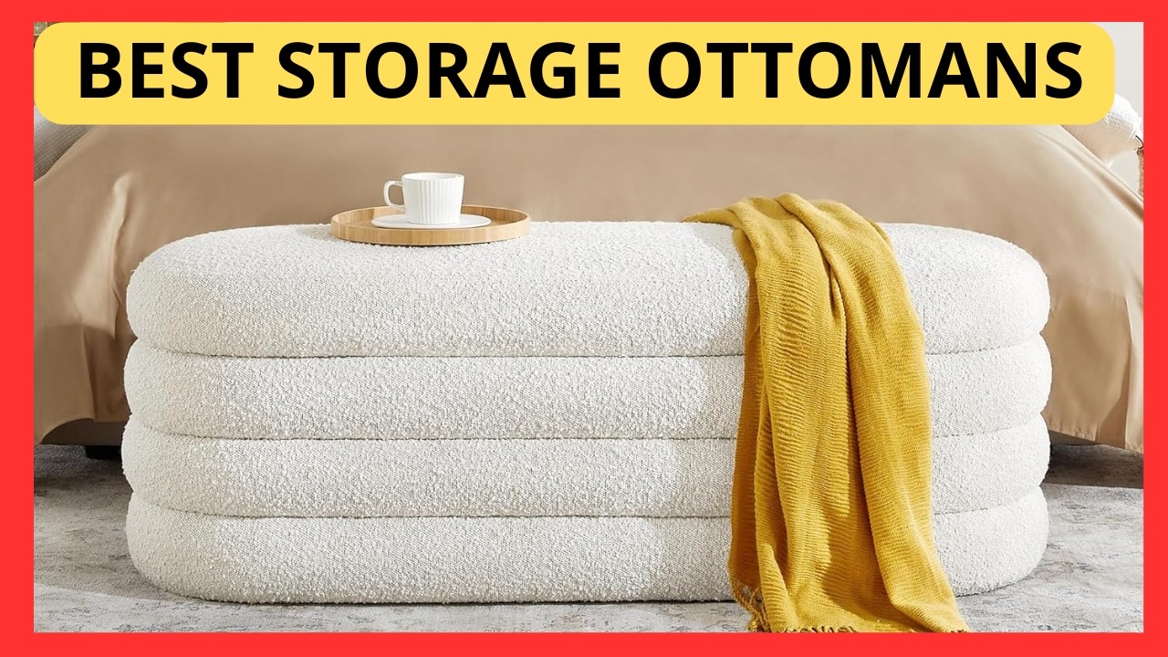 The 5 Best AFFORDABLE Storage OTTOMANS Benches on Amazon 2025