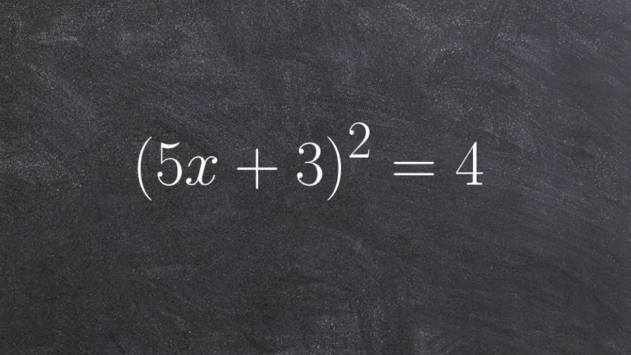 Finding the solutions to a binomial squared - Online Tutor