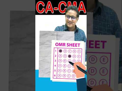 OMR sheet filling. Be Careful with ⭕️⭕️⭕️⭕️circles. #omr #omrsheet #omrfill #exam