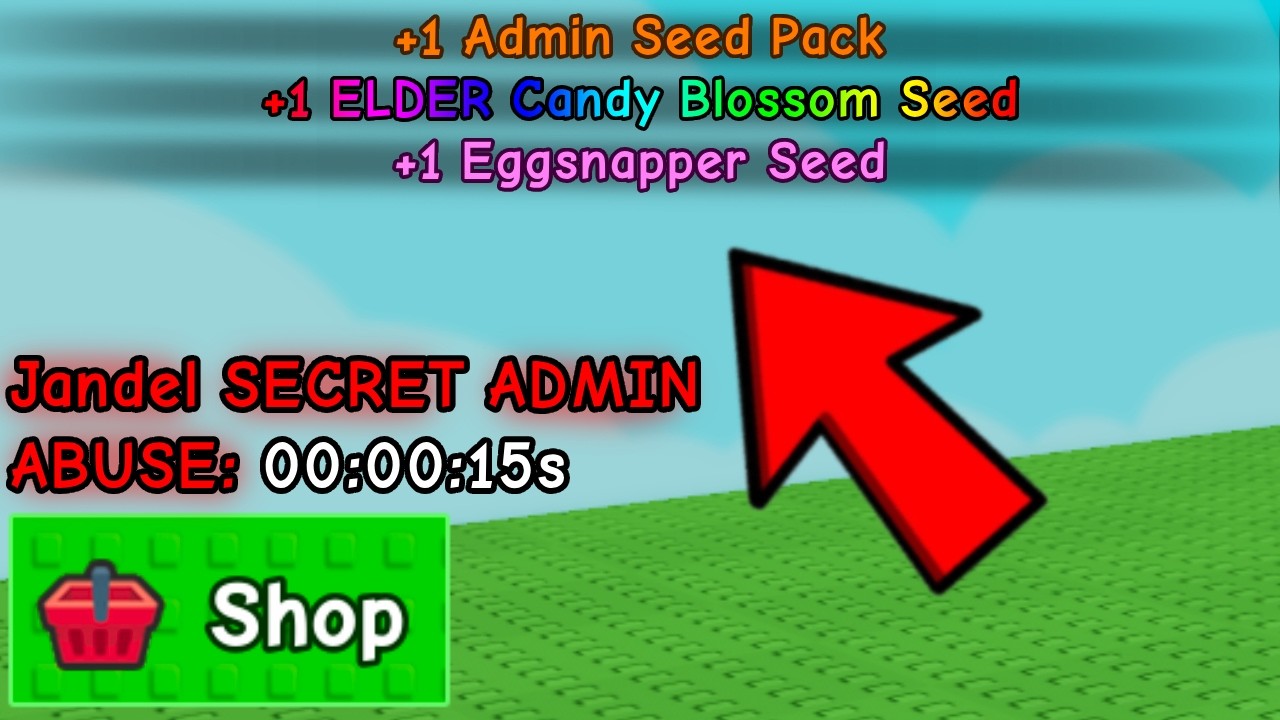 Jandel HOSTED a SECRET ADMIN ABUSE, and BROKE EVERYTHING... (Roblox Grow a Garden)