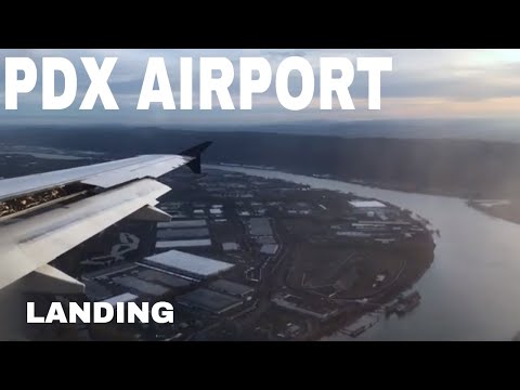 🔴 Landing Delta Airlines PDX Portland Airport From 5,000 Feet 🔴