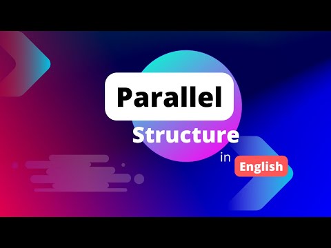 Parallel Structure in English | English lesson | Advanced English grammar