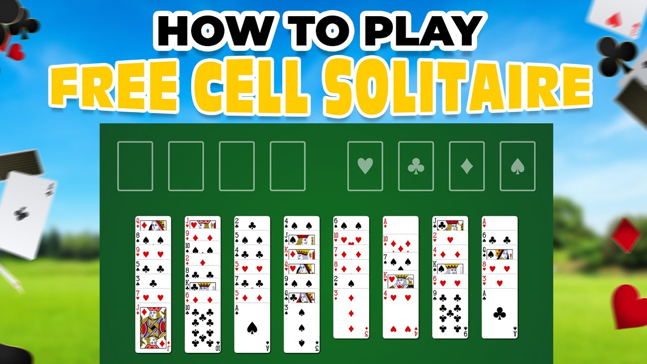 Free Cell Solitaire Tutorial (Simple Step-By-Step Guide)