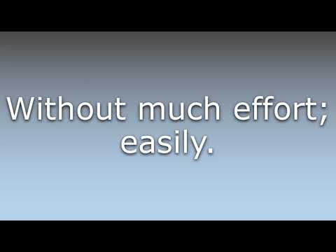 What does At a canter mean?