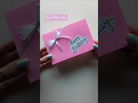 CREATE a Birthday GIFT BOX in 5 Minutes! #giftideas #birthdaygift