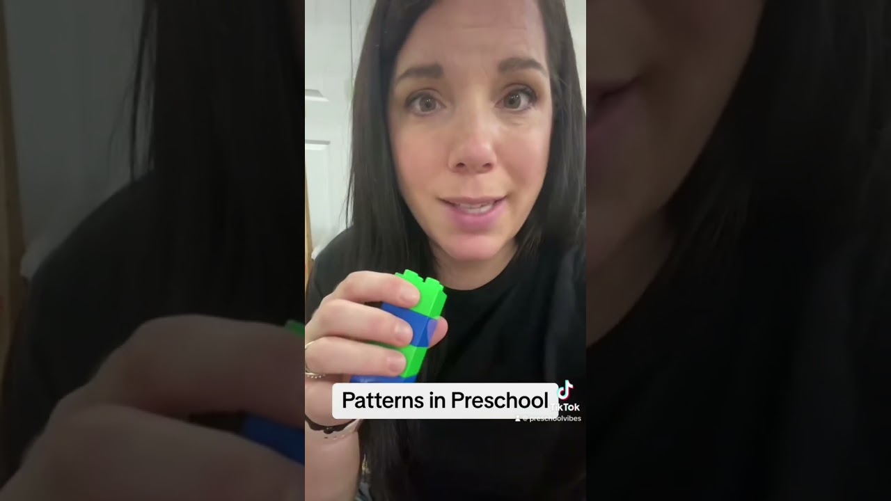 Explore patterns with preschoolers! This video shows how to teach kids to recognize, copy, and creat